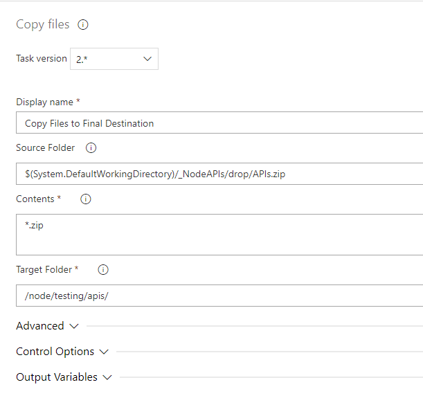 Azure Pipelines Devops Copy Files Task Is Not Finding The Artifacts Stack Overflow